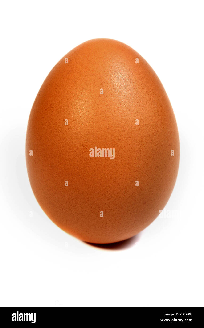 egg vertical isolated on white background Stock Photo - Alamy