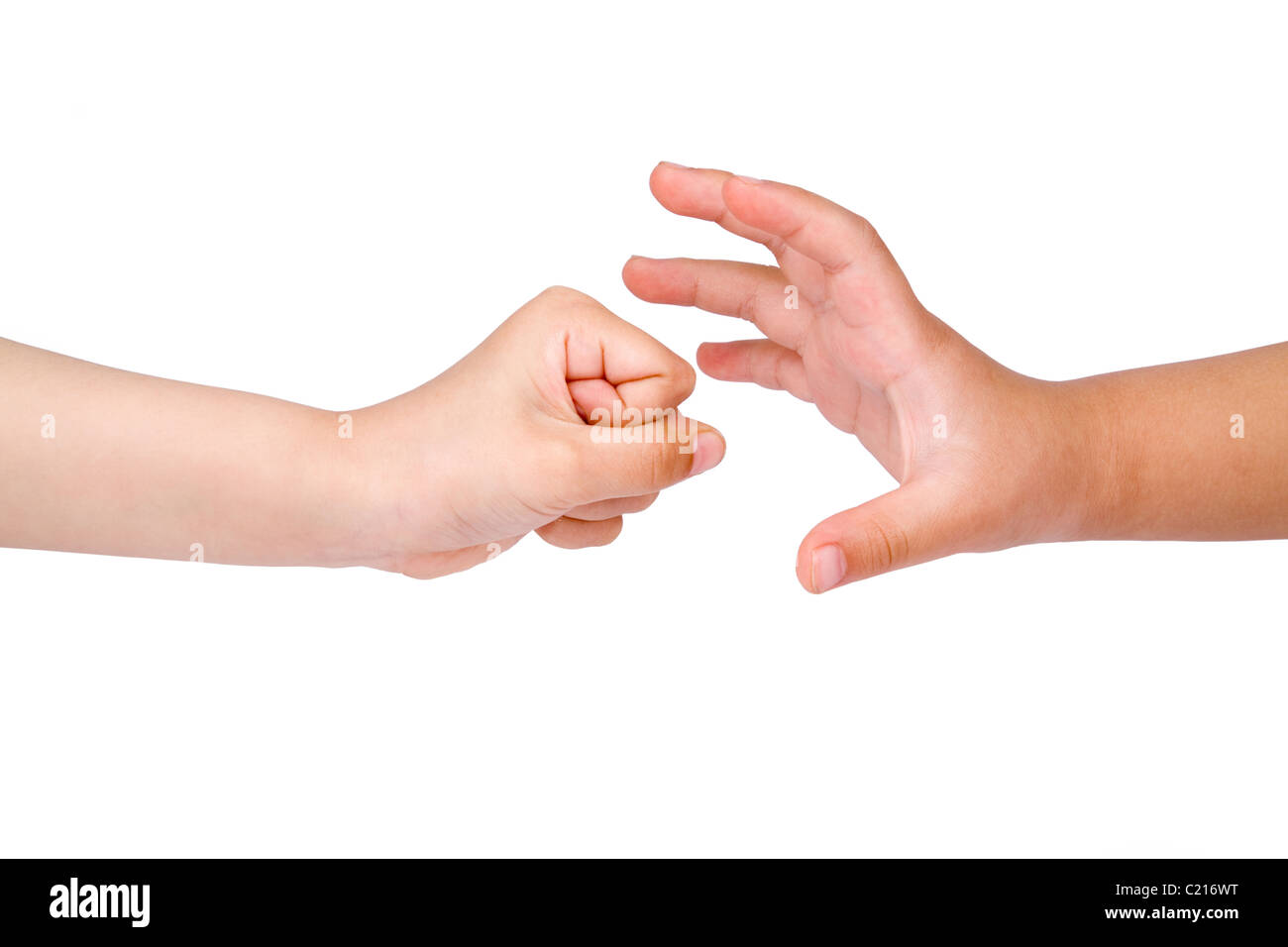 Children hand paper hi-res stock photography and images - Alamy