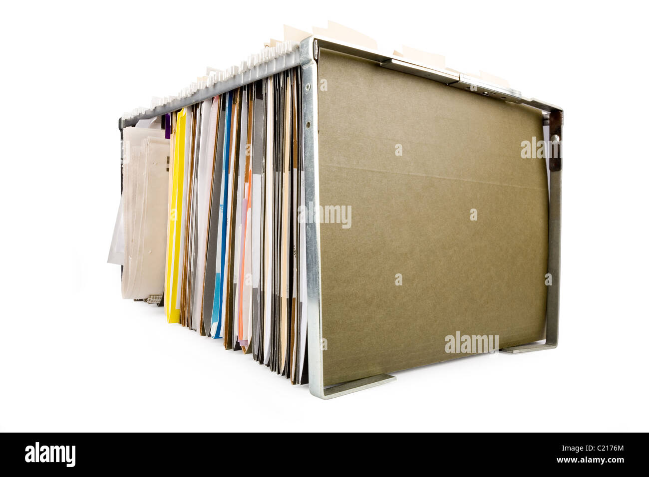 Hanging file folder Cut Out Stock Images & Pictures - Alamy