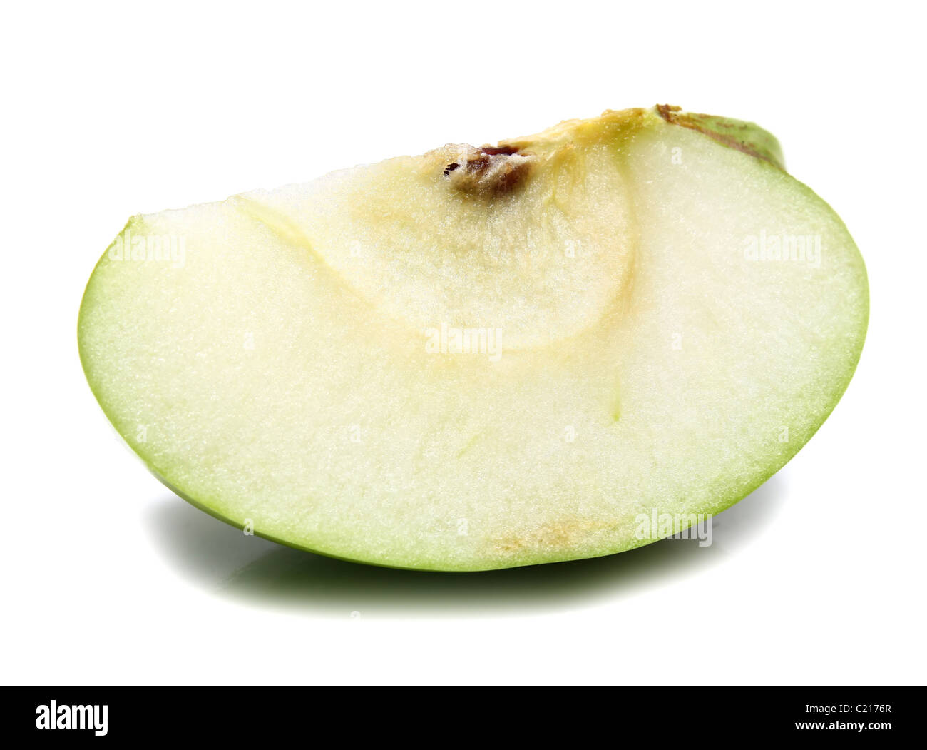 cut apple isolated on white background Stock Photo - Alamy