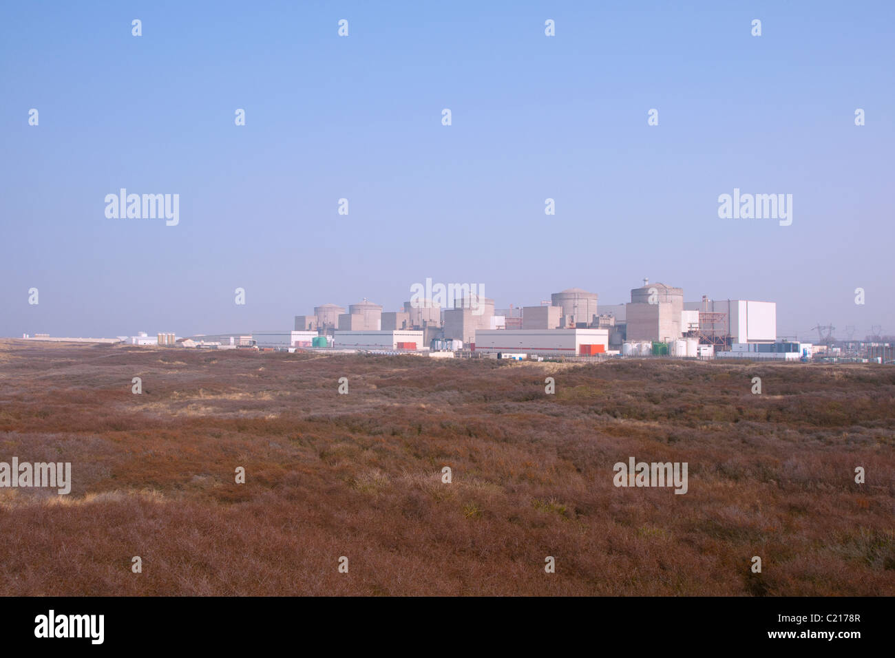 Nuclear plant at Gravelines in France. It has six reactors Stock Photo ...