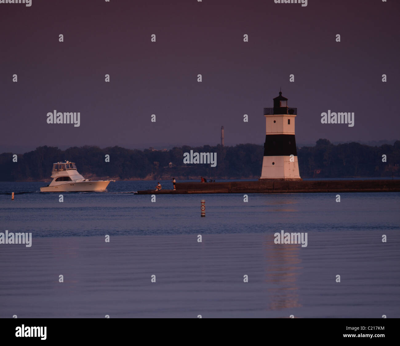 Harbor Lighthouse, PA Stock Photo - Alamy