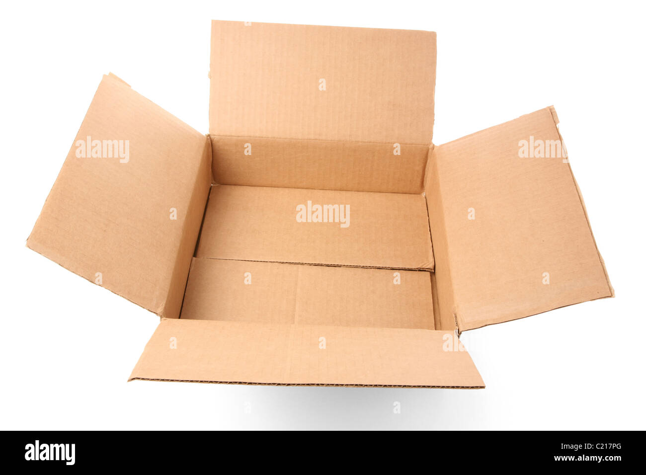 a Carton with white background Stock Photo - Alamy