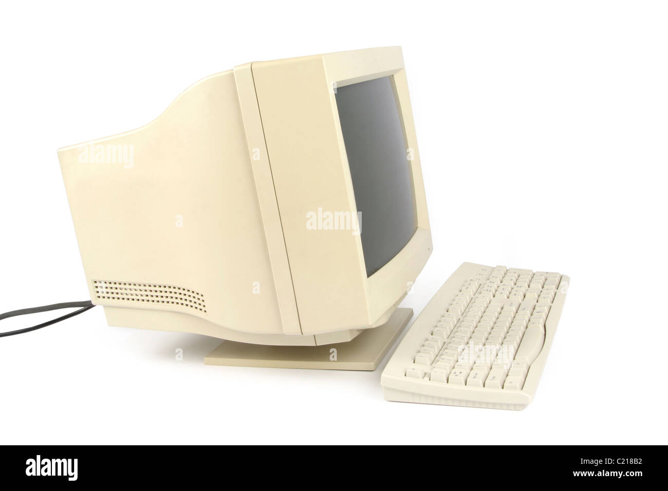 isolated old desktop computer Stock Photo - Alamy isolated old desktop computer Stock Photo - Alamy