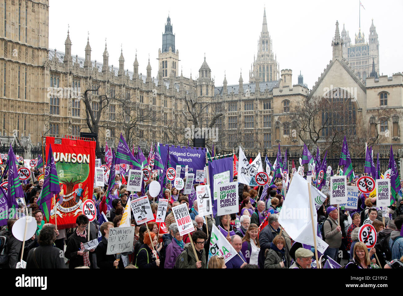 March for the Alternative anti-government demonstration, London Stock ...
