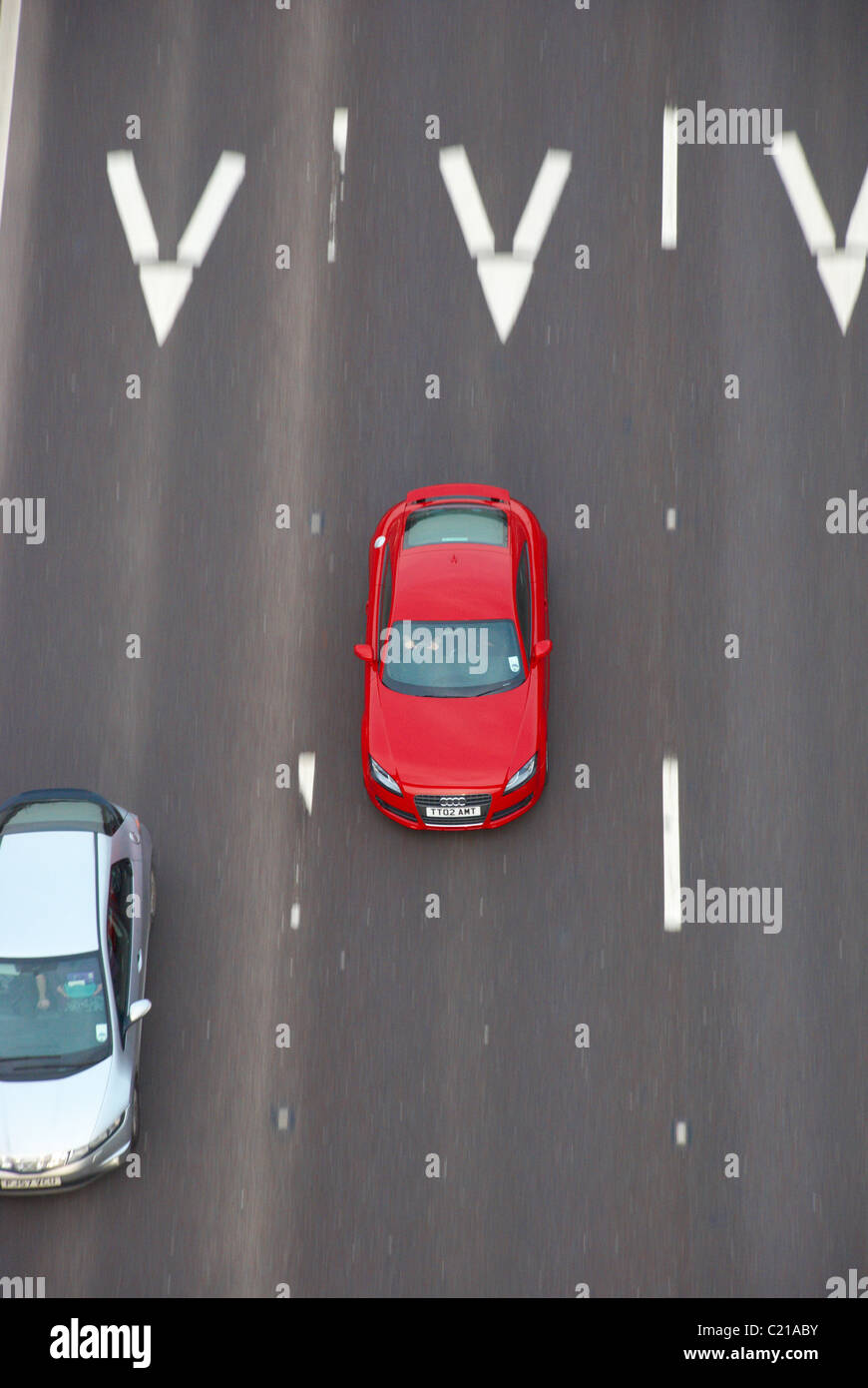 Cars on the M62 motorway Stock Photo - Alamy