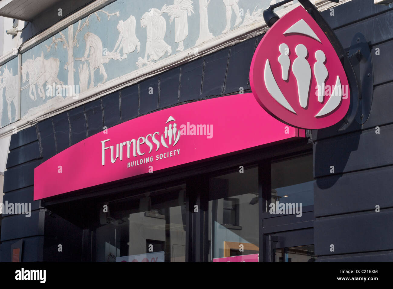 Furness Building Society Branch in Poulton-le-Fylde Lancashire Stock ...