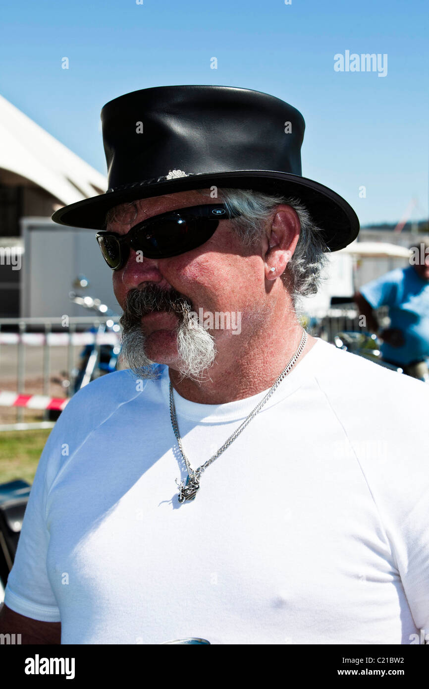 Biker moustache hi-res stock photography and images - Alamy