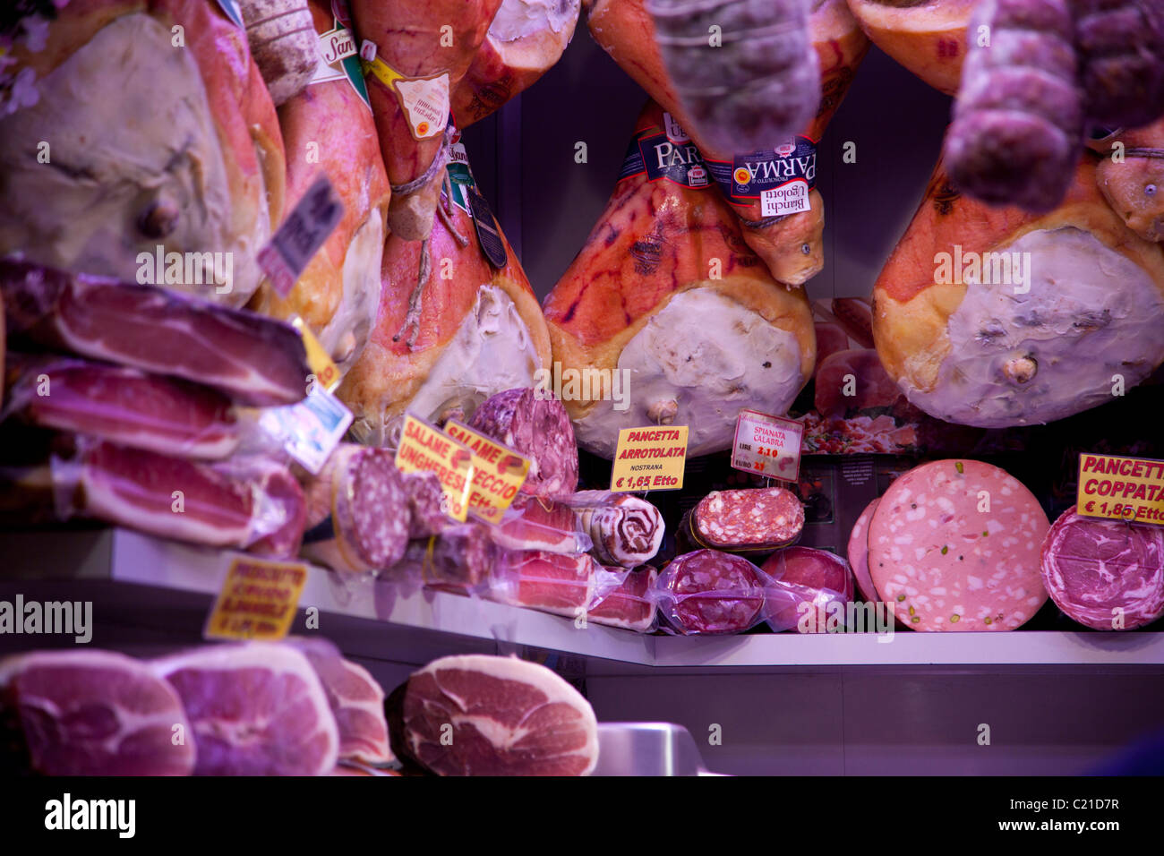 Ham display hi-res stock photography and images - Alamy