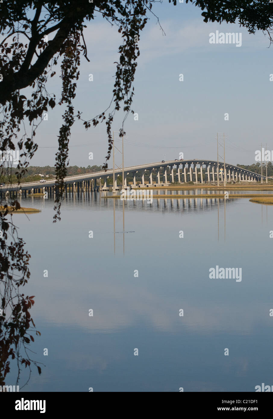 Cameron Langston Bridge over Inter coastal waterway at Emerald, North ...