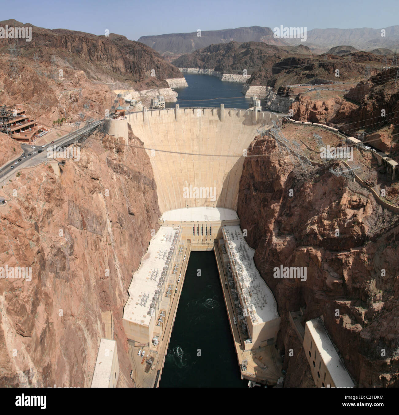 Hoover Dam and the Colorado River Stock Photo - Alamy
