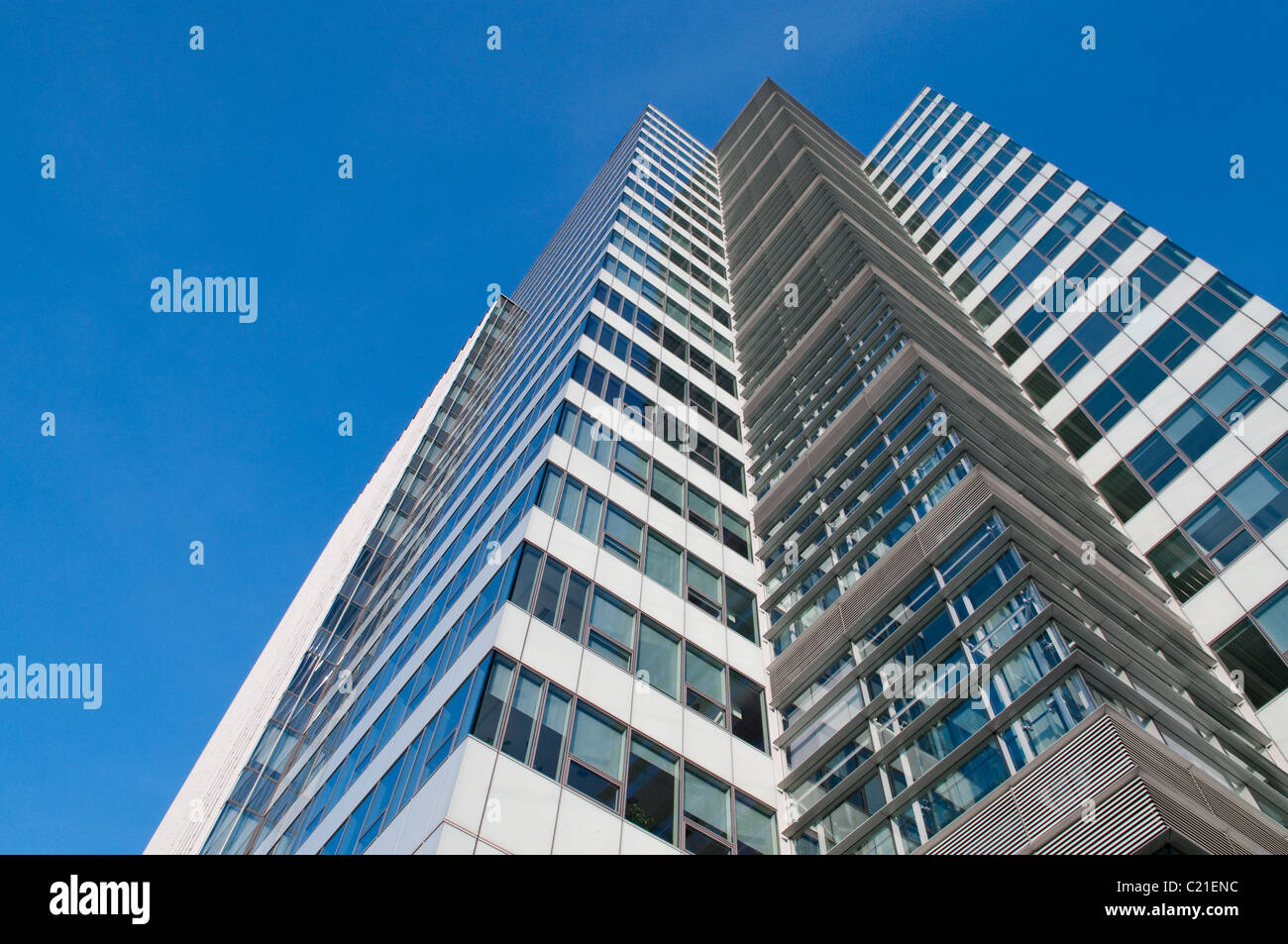 shapes of modern business building Stock Photo - Alamy