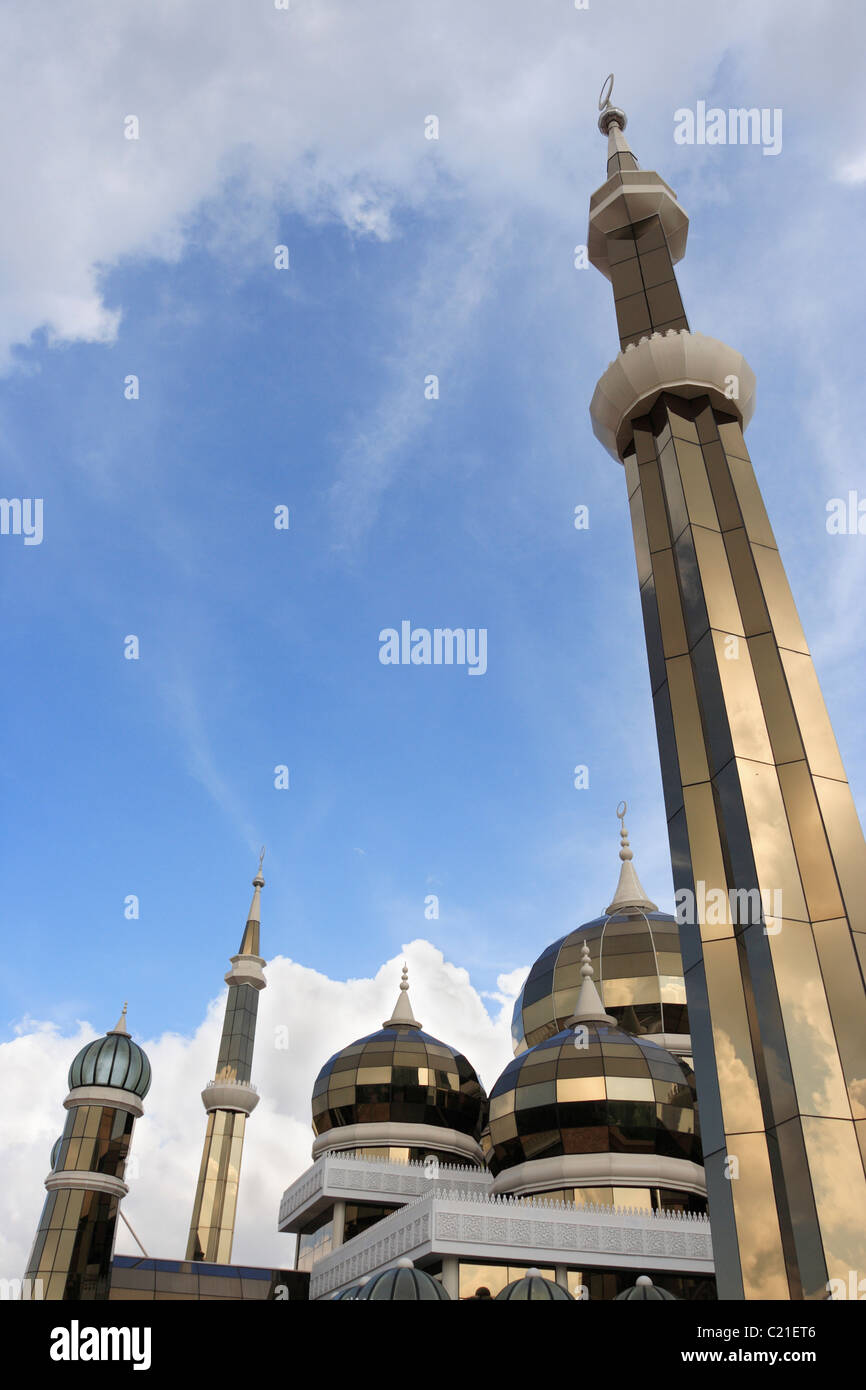 Crystal Mosque at Wan Man island in Kuala Terengganu, Malaysia. It was ...