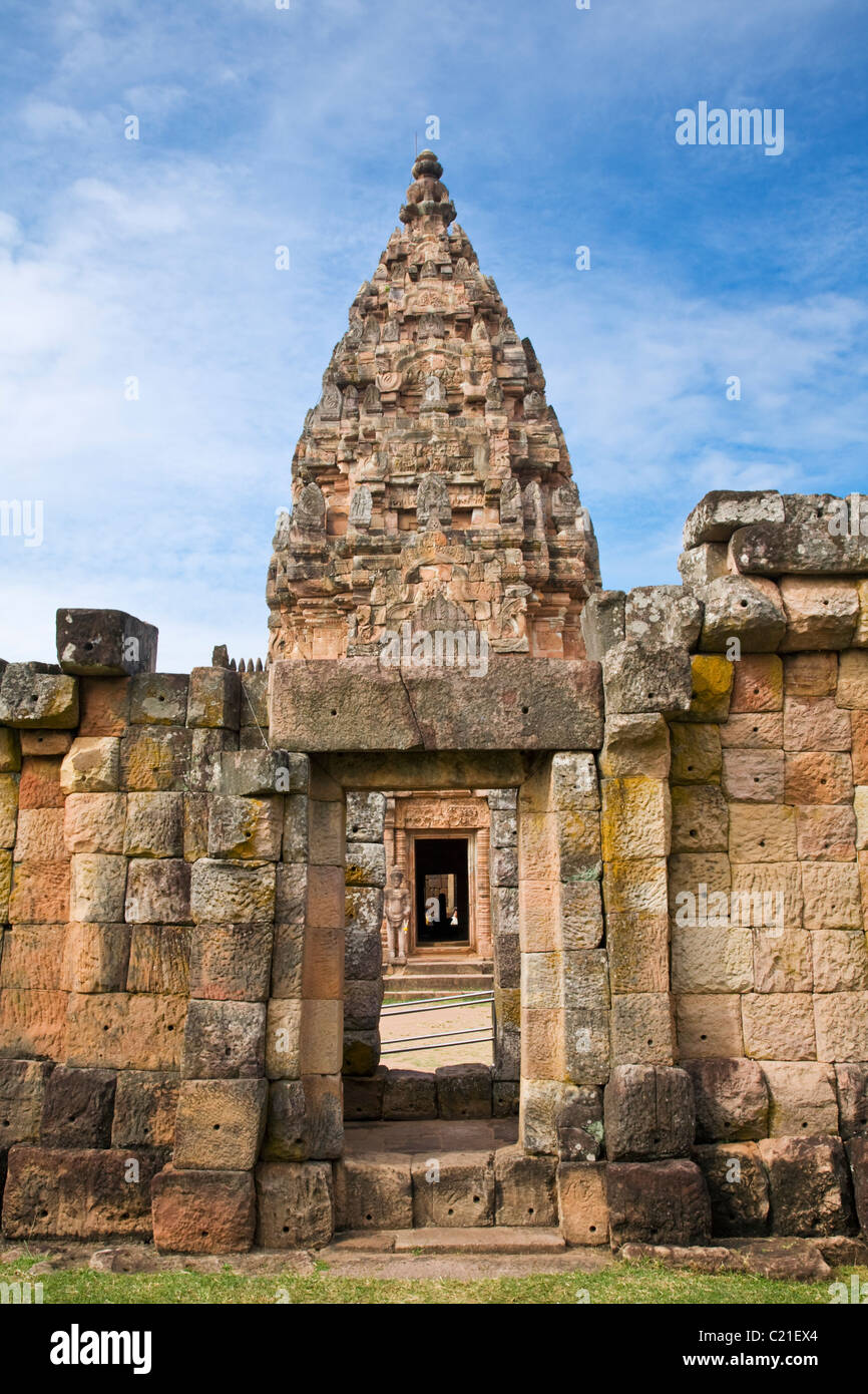 The Khmer temple of Phanom Rung. Phanom Rung, Buriram, Thailand Stock ...