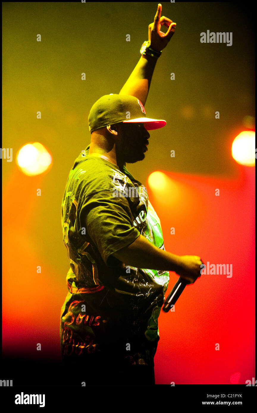 Sefyu performing live at "Orange Rockcorps" at Le Zenith theatre Paris ...
