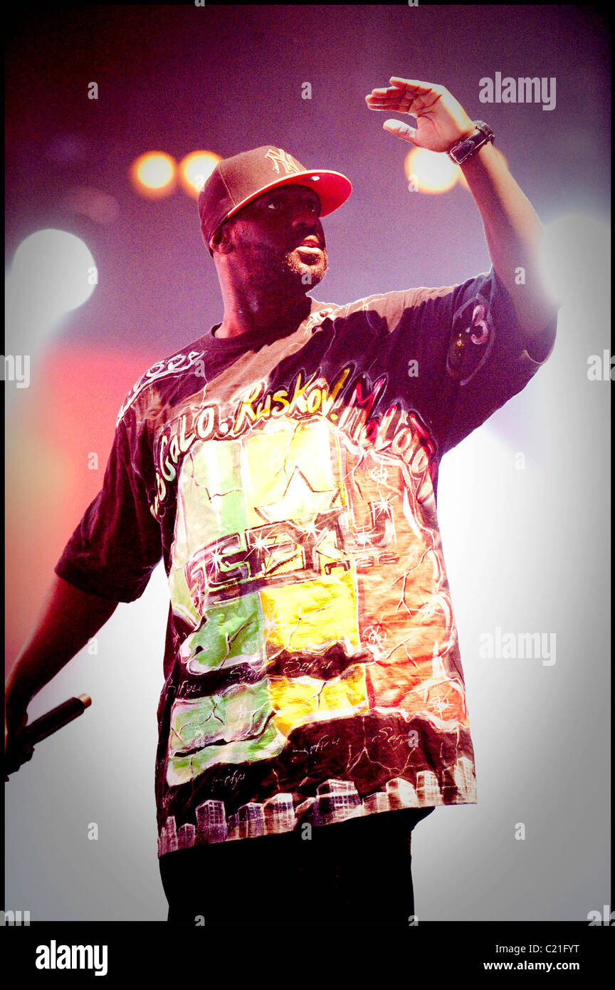 Sefyu performing live at "Orange Rockcorps" at Le Zenith theatre Paris ...