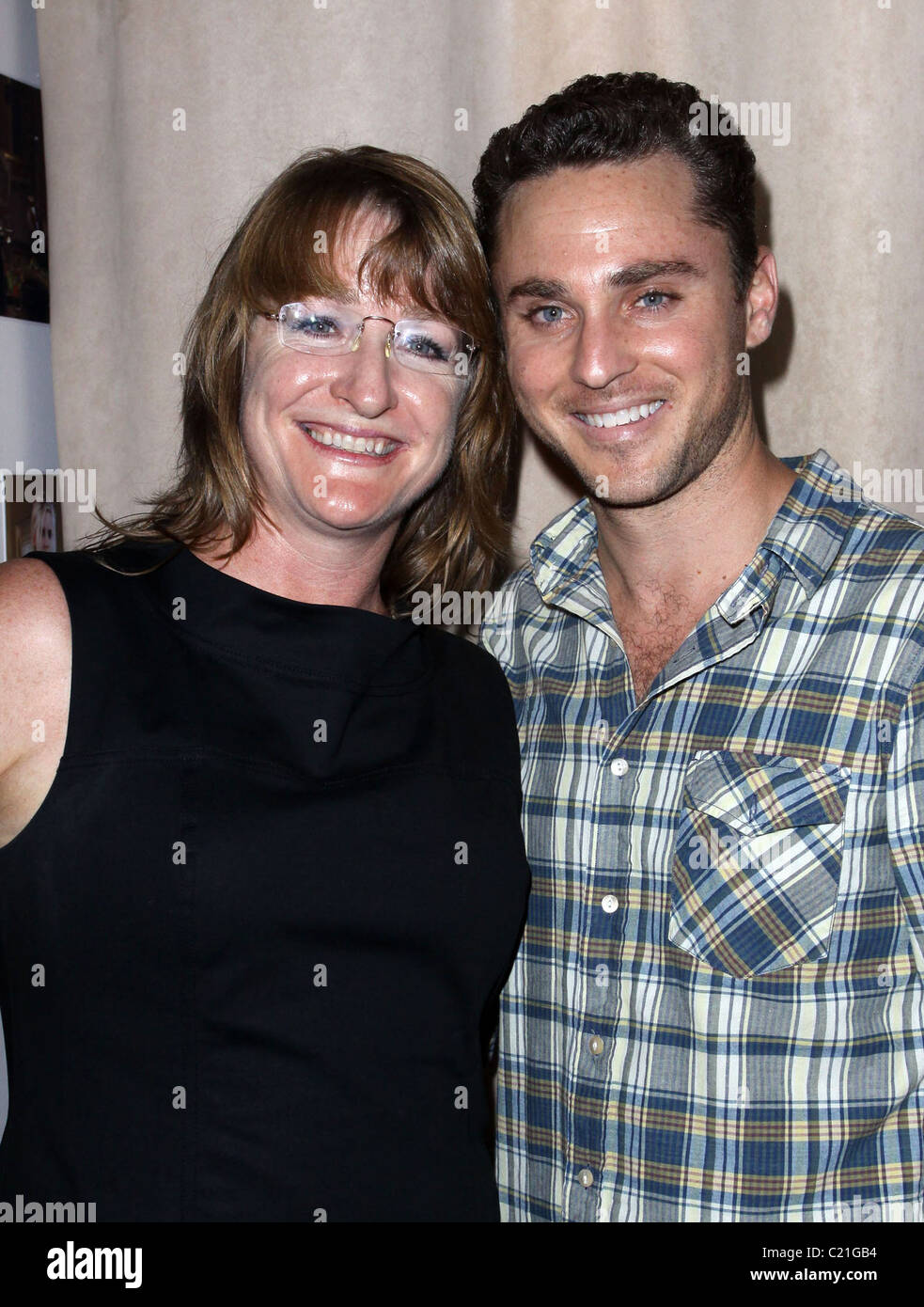 Producers Derek Magyar and Jenny Hinkley 'Flying Lessons' wrap party ...