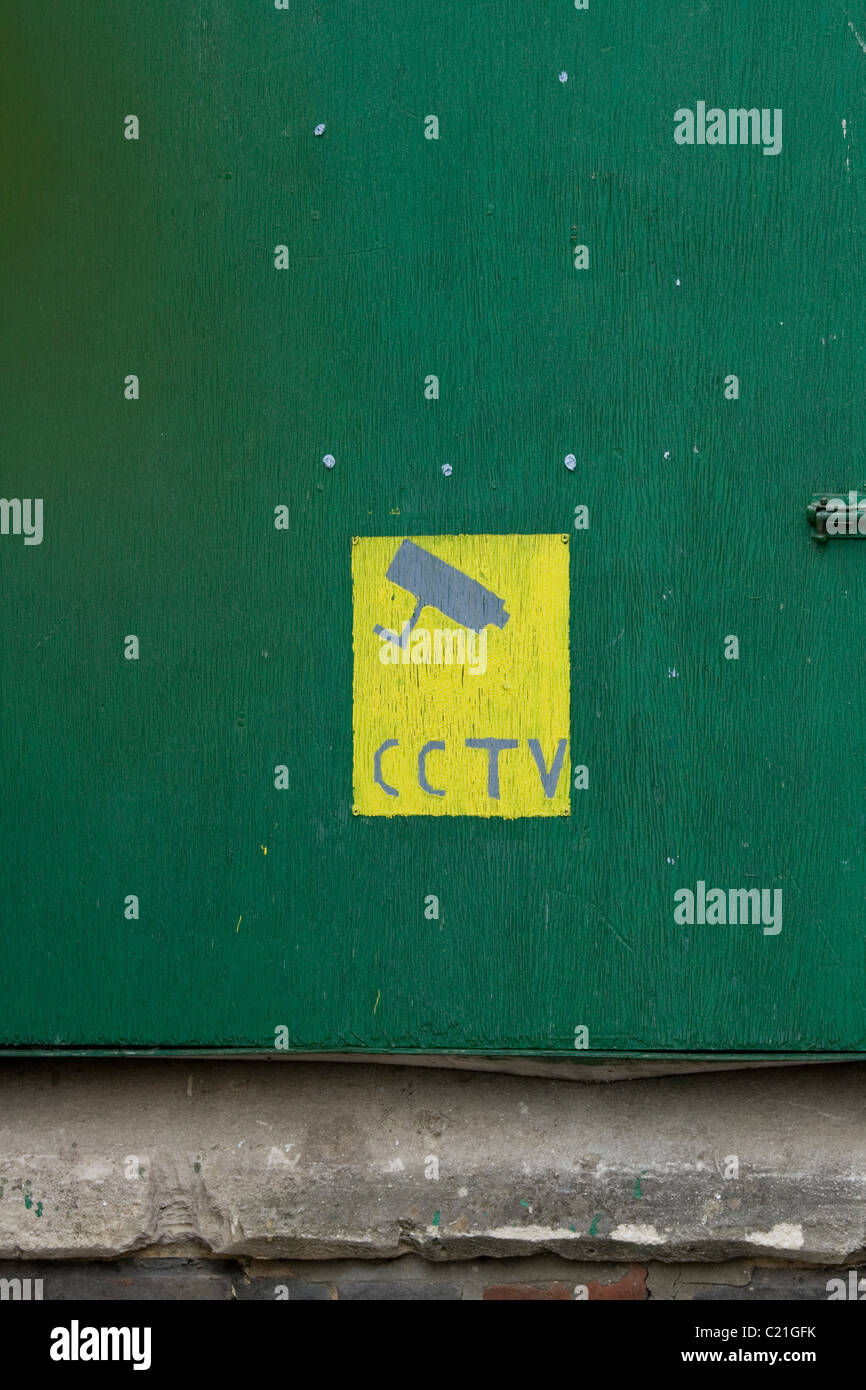 Cctv notice hi-res stock photography and images - Alamy