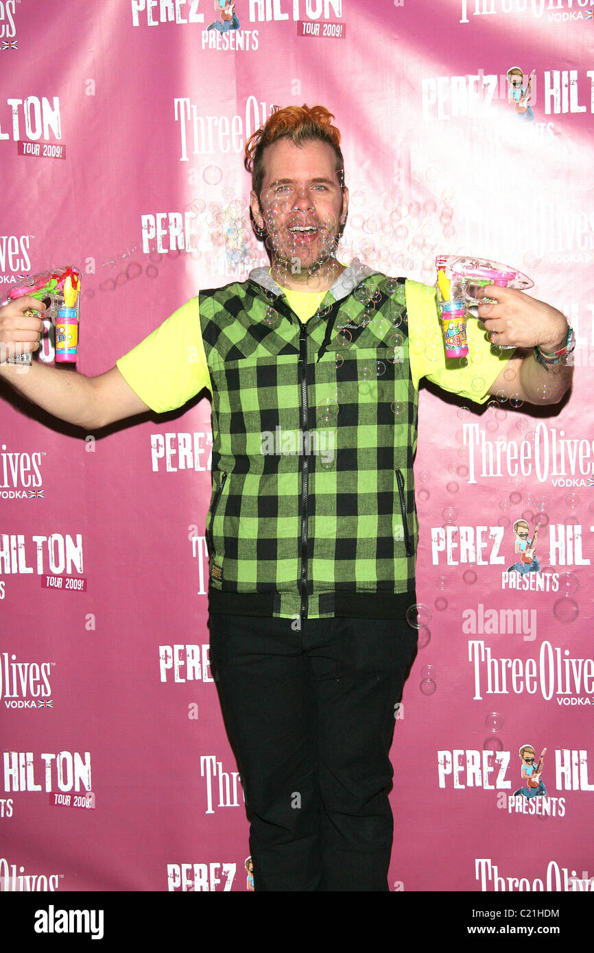 Perez Hilton Presents Tour Finale Sponsored by Three-O Bubble Vodka at ...