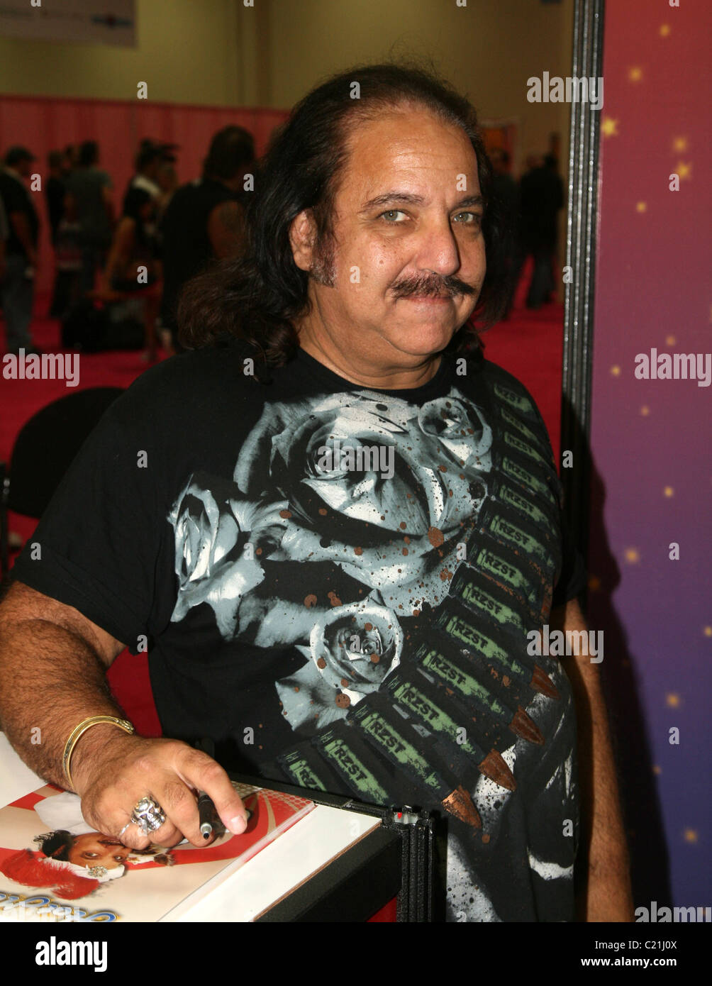 Adult film actor Ron Jeremy EXXXOTICA Expo 2009 held at the New Jersey ...
