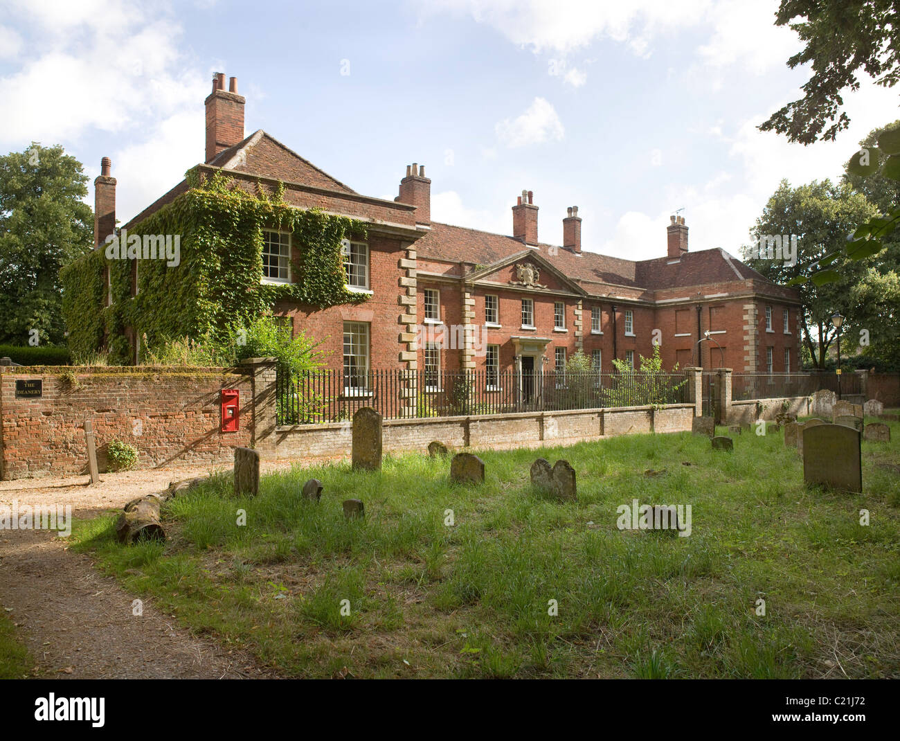 St Edmundsbury Cathedral Deanery Stock Photo - Alamy
