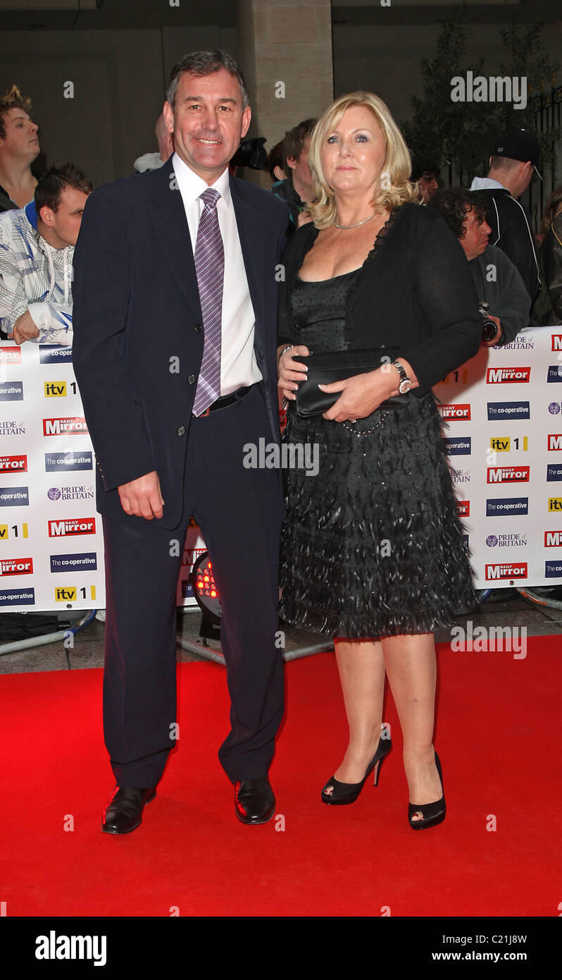 Bryan Robson with his wife Denise Brindley Pride of Britain Awards 2009 ...