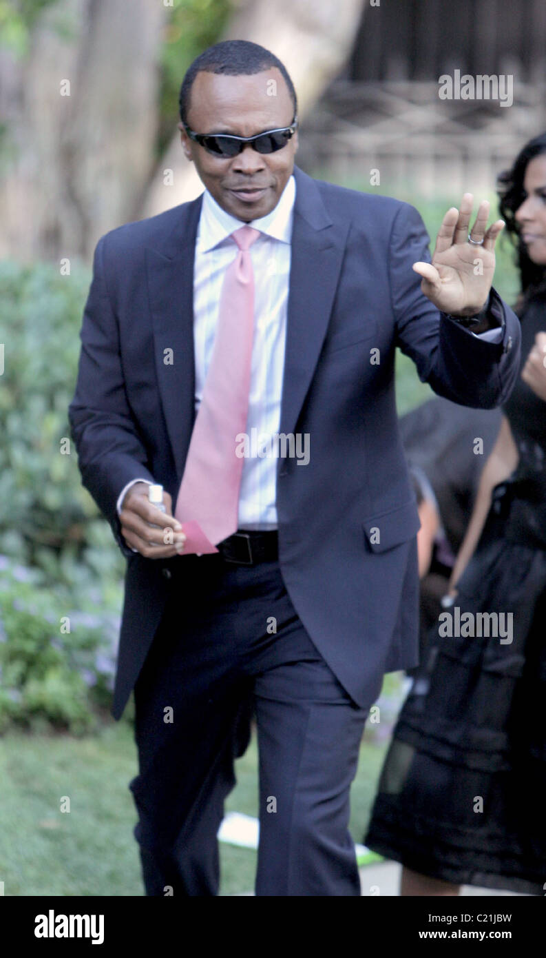 Sugar Ray Leonard Guests at the wedding of Kloe Kardashian and LA ...