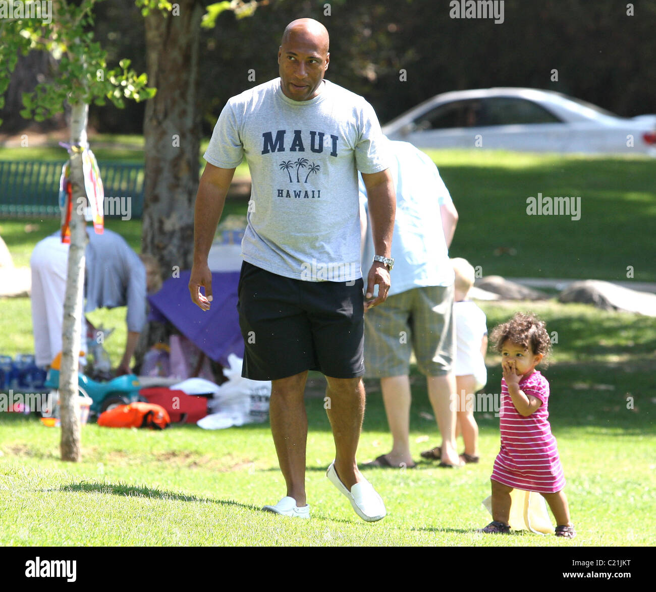 Byron allen and daughter hi-res stock photography and images - Alamy
