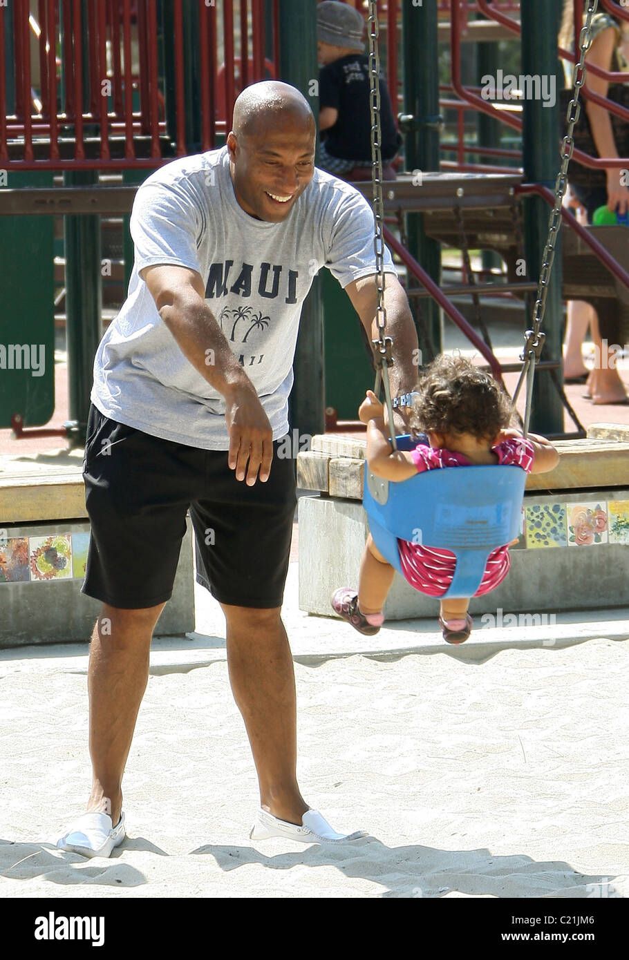 Byron allen and daughter hi-res stock photography and images - Alamy