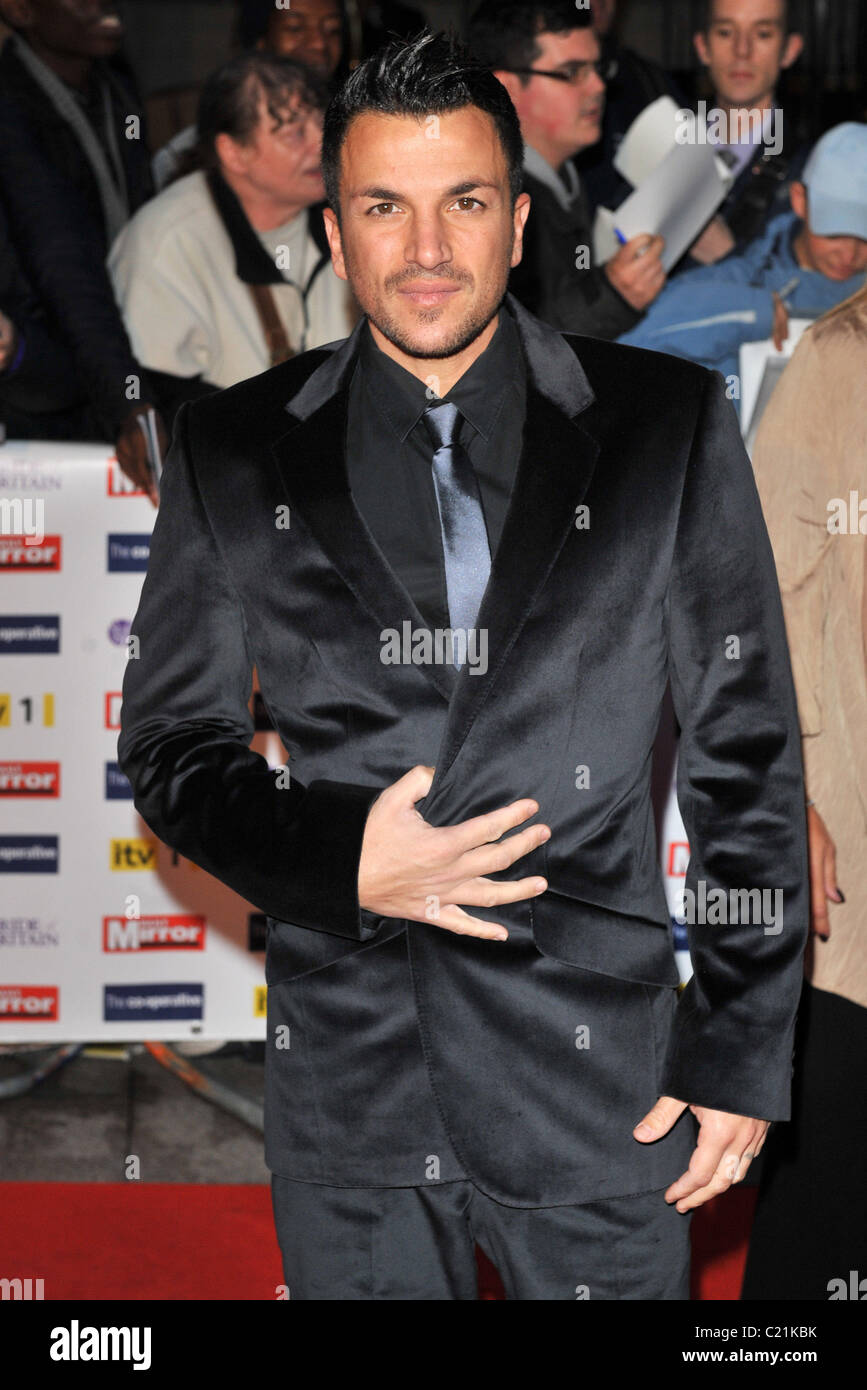 Peter Andre Pride of Britain Awards held at the Grosvenor House ...