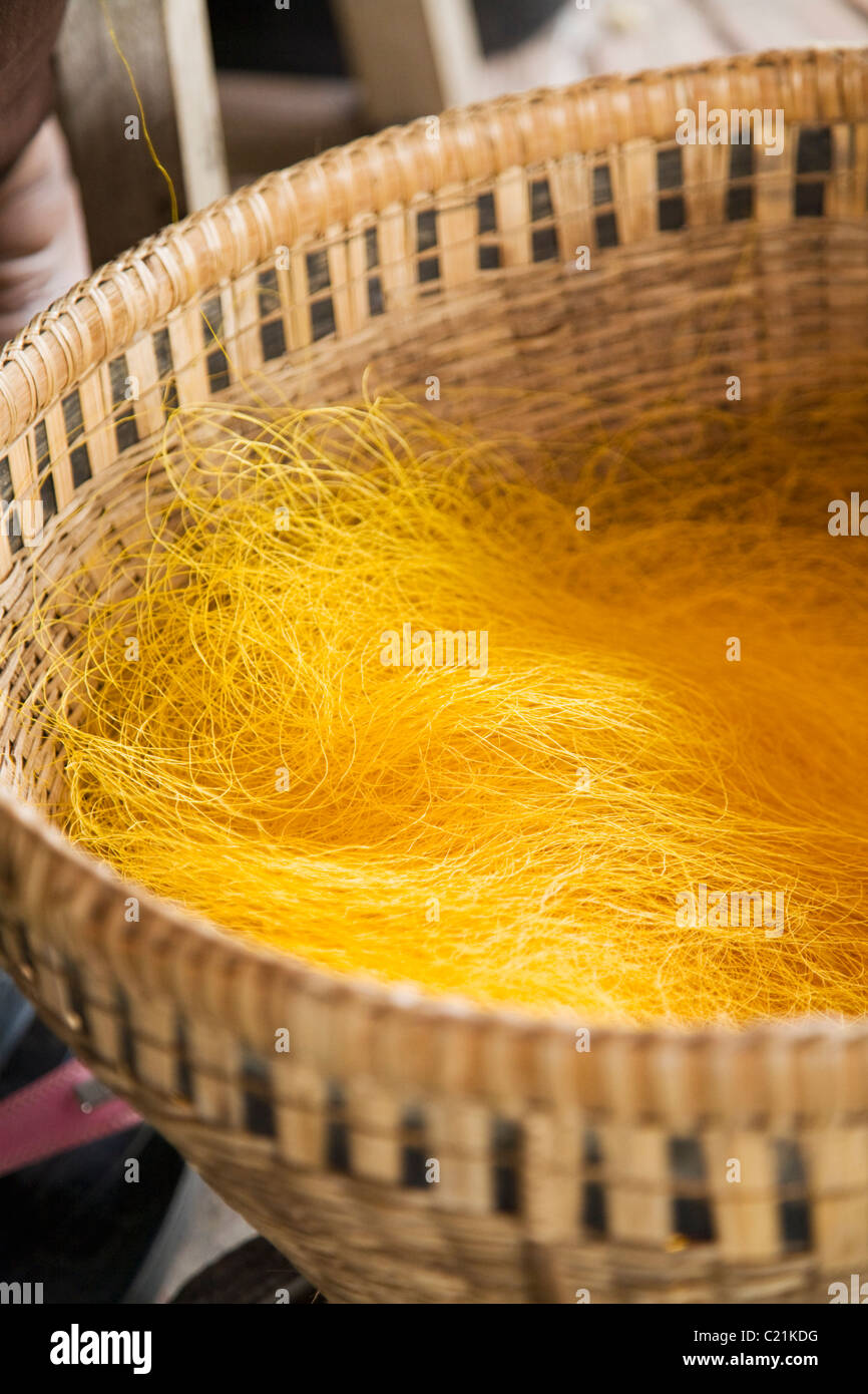 Silk thread production hi-res stock photography and images - Alamy