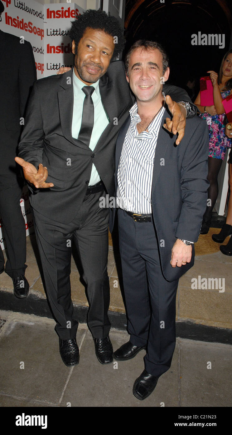 Brian Bovell and Michael Le Vell, The Inside Soap Awards 2009 held at ...
