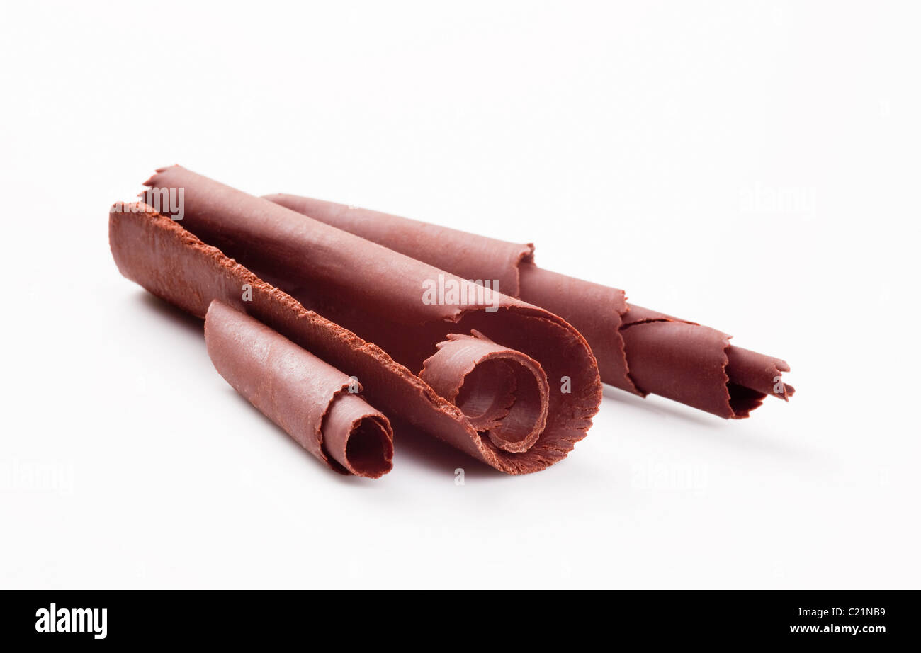 Curls of chocolate hi-res stock photography and images - Alamy