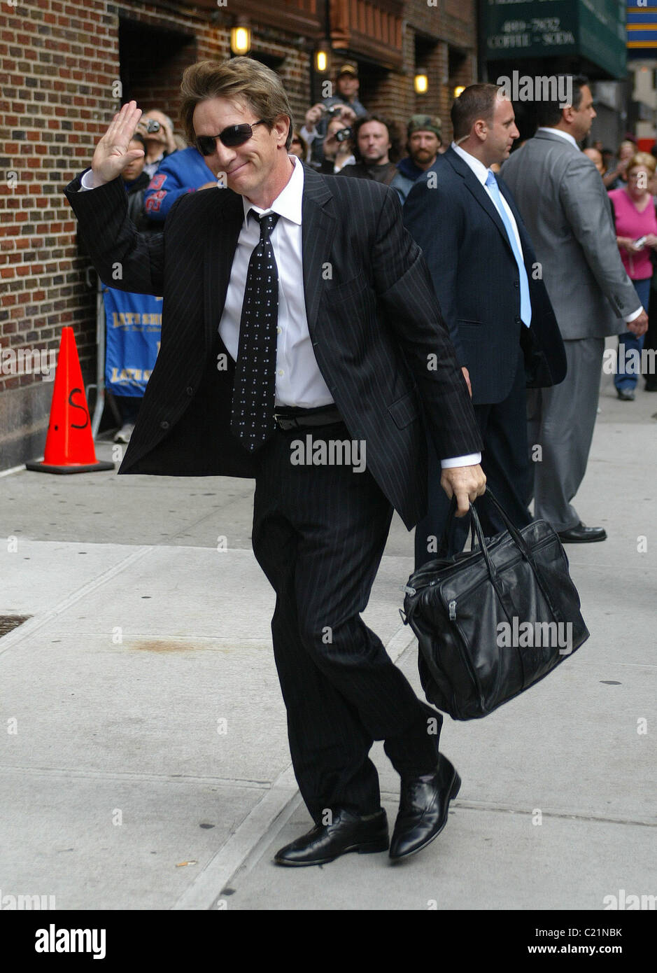 Martin Short outside the Ed Sullivan Theater for the 'Late Show With ...