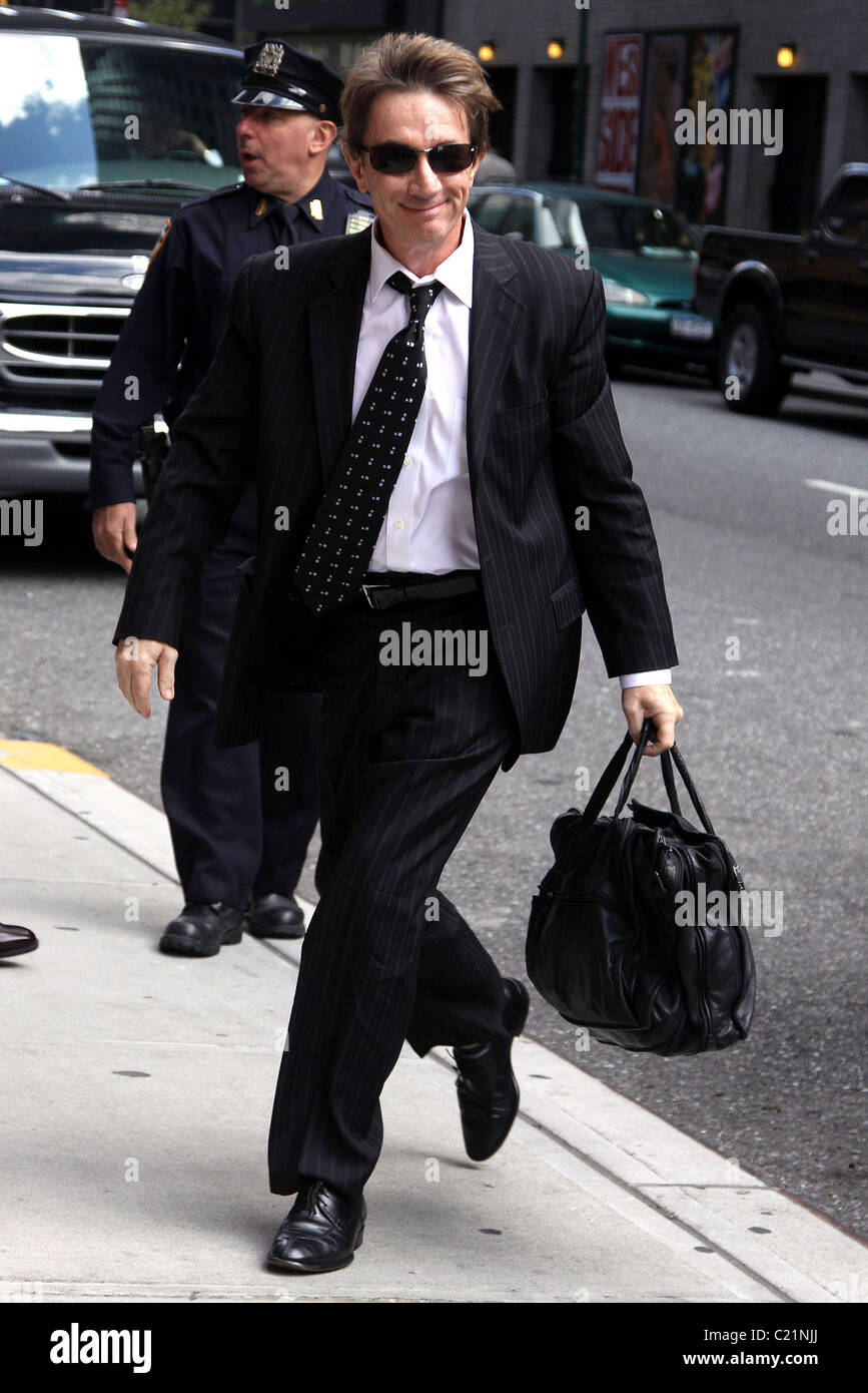 Martin Short outside the Ed Sullivan Theater for the 'Late Show With ...