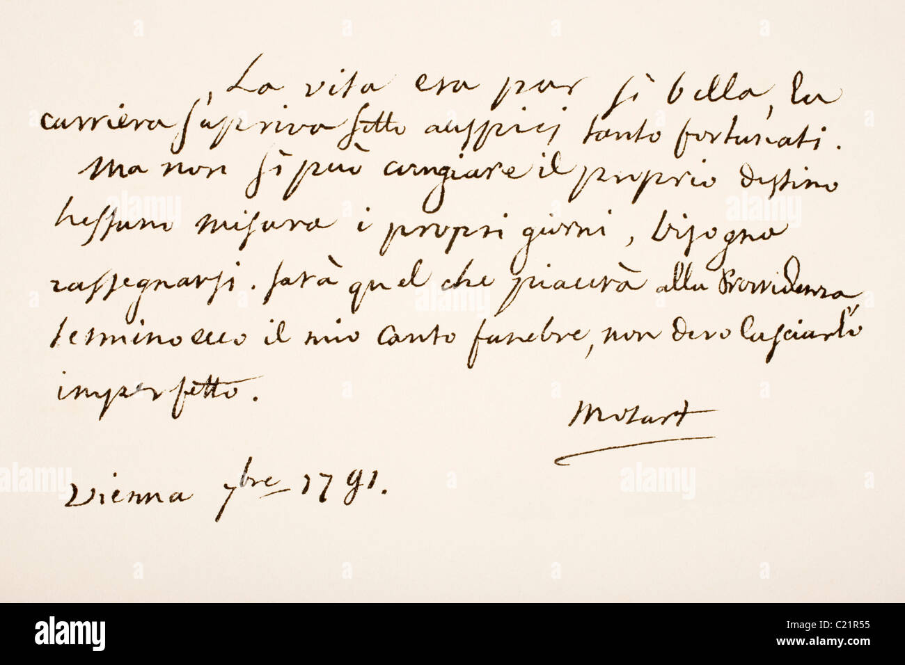 Wolfgang Amadeus Mozart, 1756 - 1791. Austrian musician and composer ...