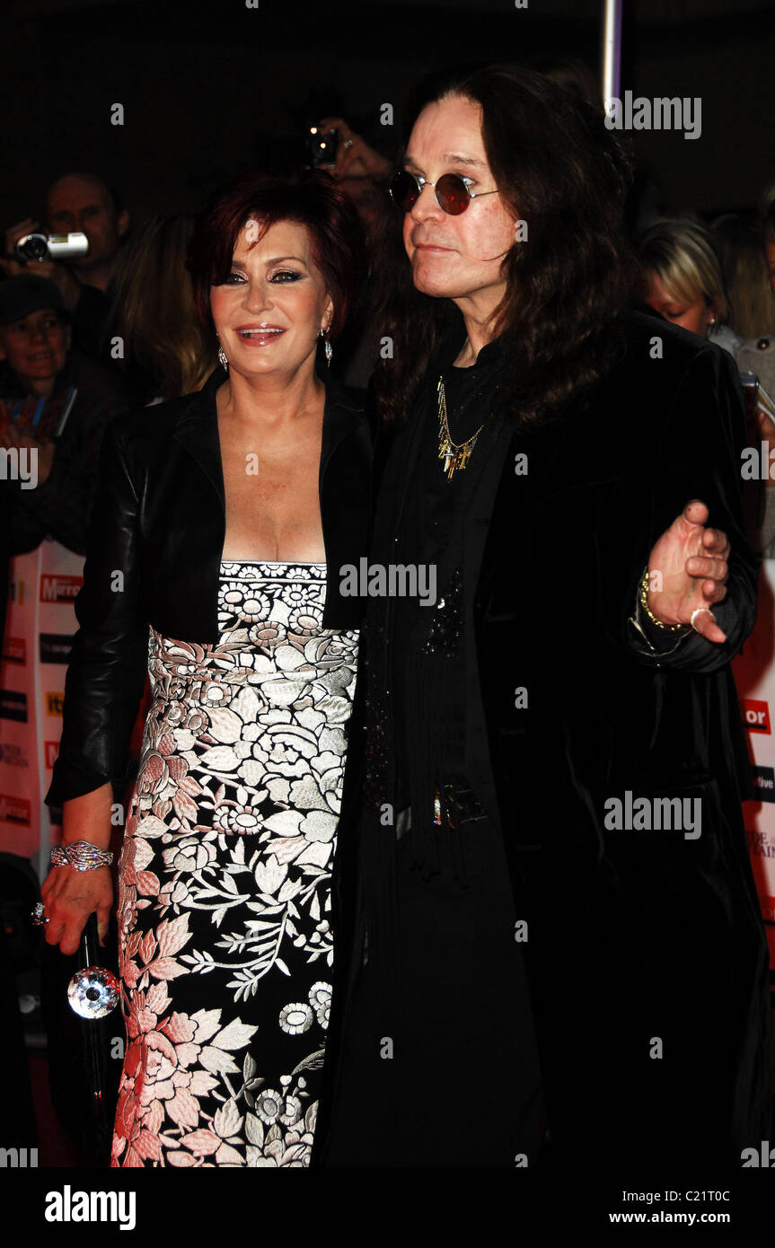 Sharon & Ozzy Osbounre Pride of Britain Awards held at the Grosvenor ...