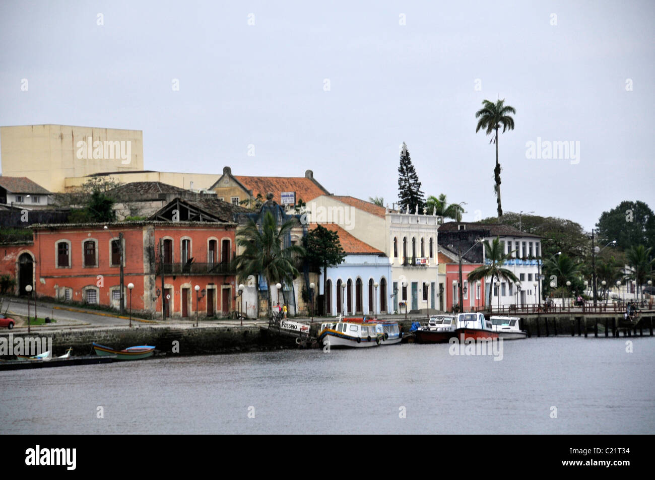 Buildings at waterfront, Paranagua, Parana, Brazil Stock Photo - Alamy