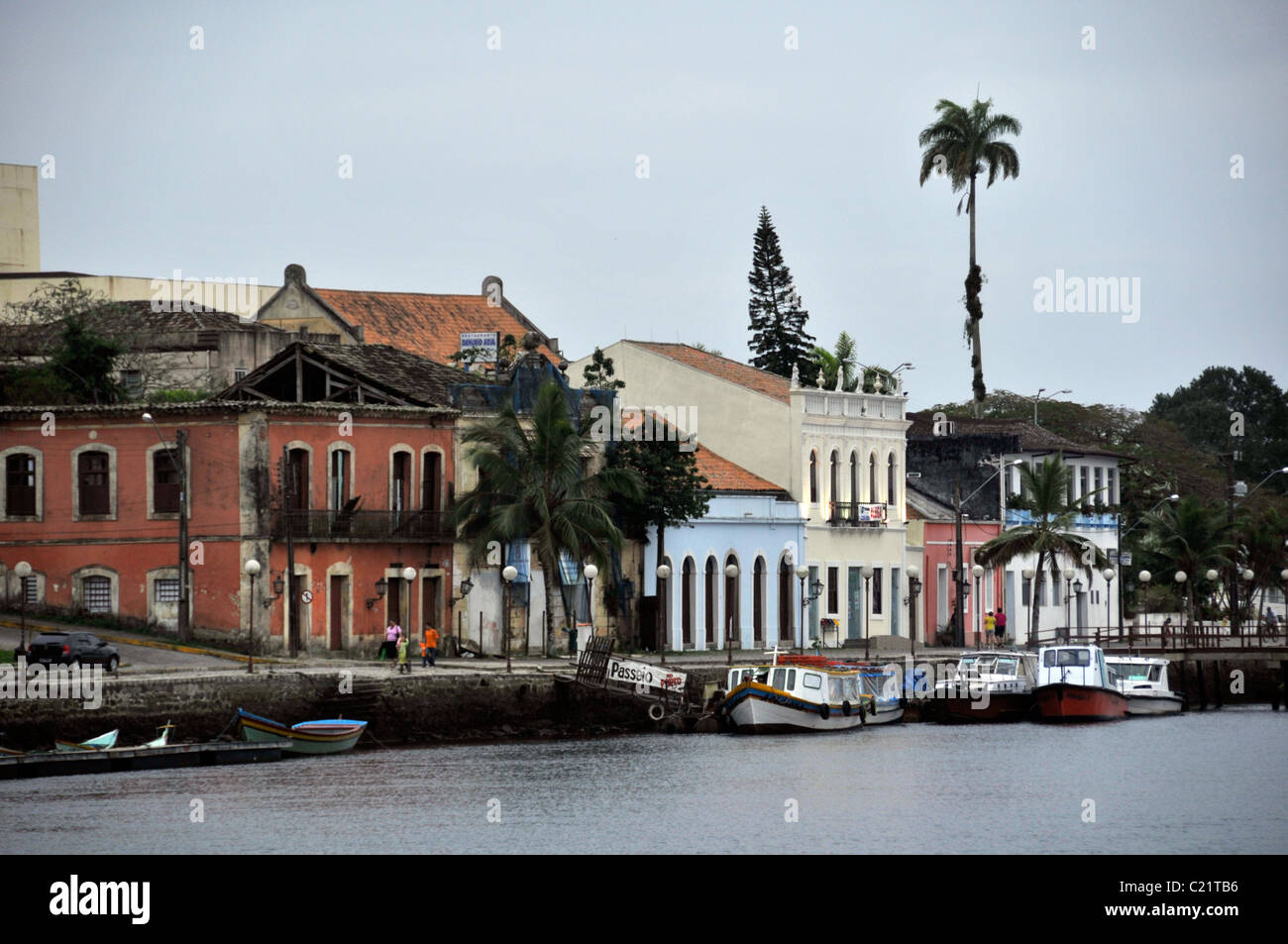 Buildings at waterfront, Paranagua, Parana, Brazil Stock Photo - Alamy