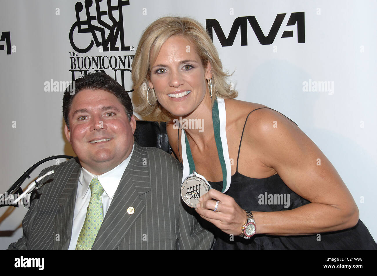 Dora Torres and Marc Buoniconti attends The 24th Annual Great Sports ...
