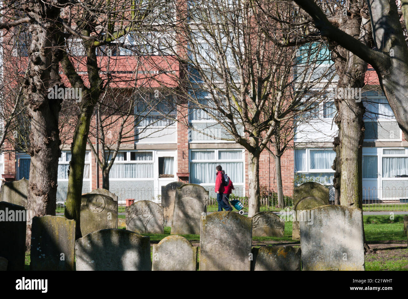 Hillington Square housing estate in King's Lynn, Norfolk Stock Photo ...