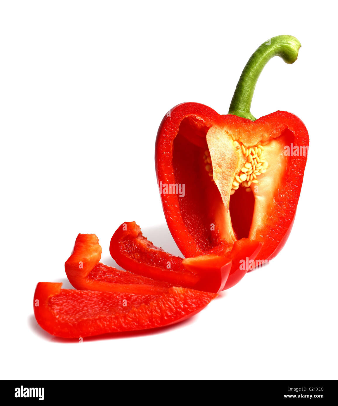 pepper isolated on white background Stock Photo - Alamy
