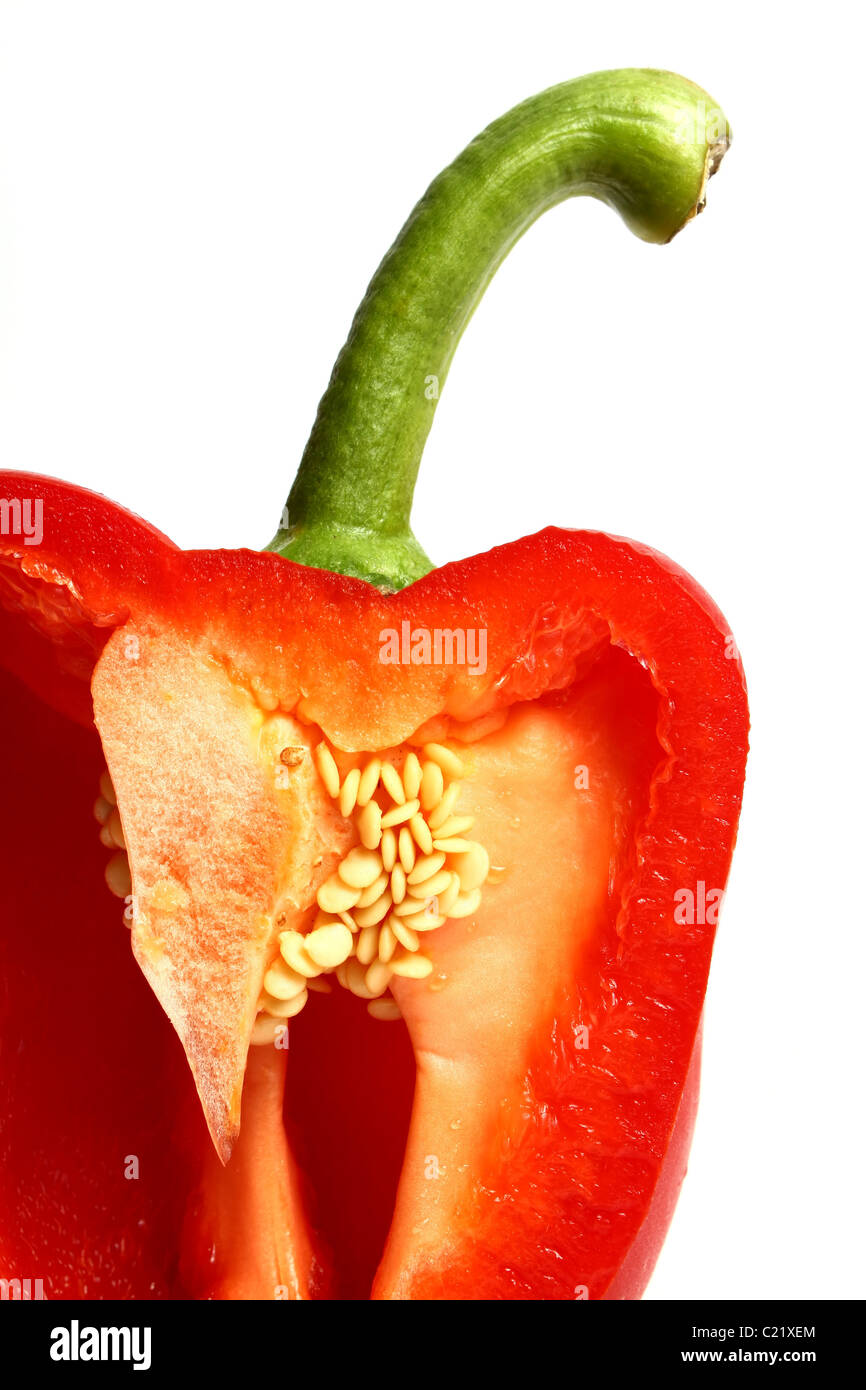 pepper isolated on white background Stock Photo - Alamy