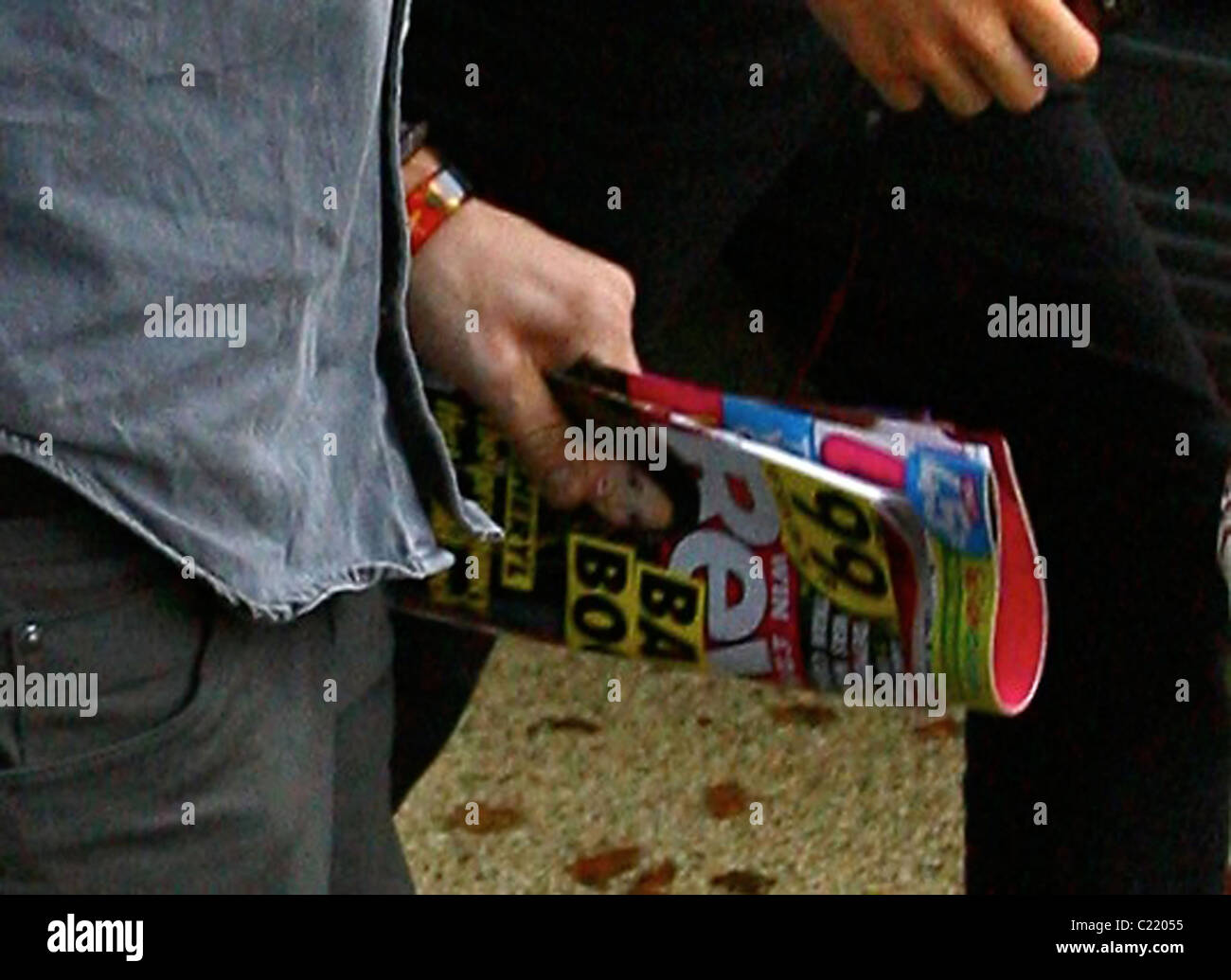 X Factor finalist Rikki Loney arriving back at the X Factor house ...