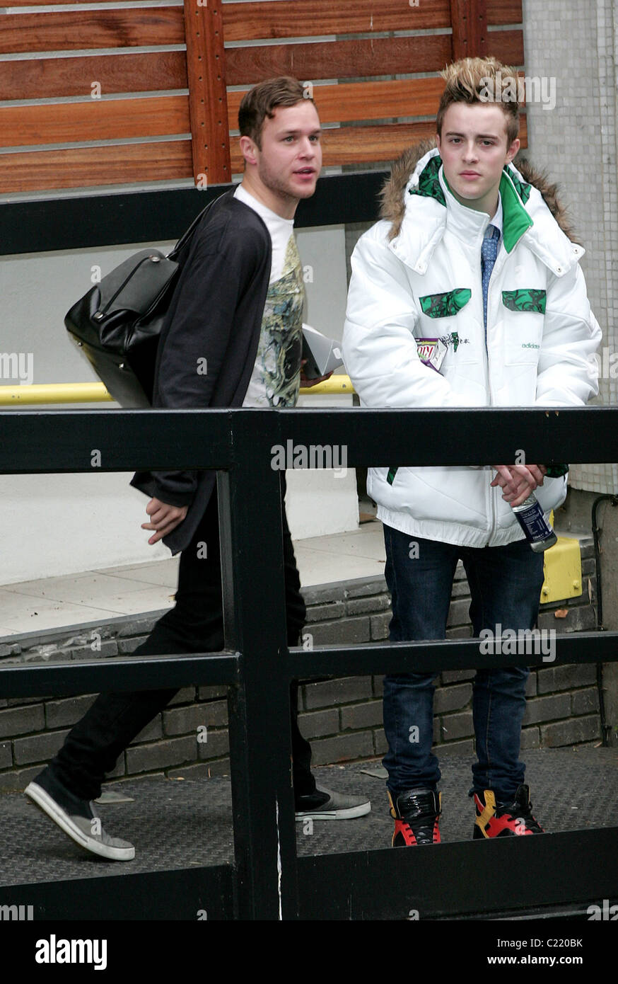X Factor Finalists - Olly Murs, John Grimes arrive for rehearsals at ...