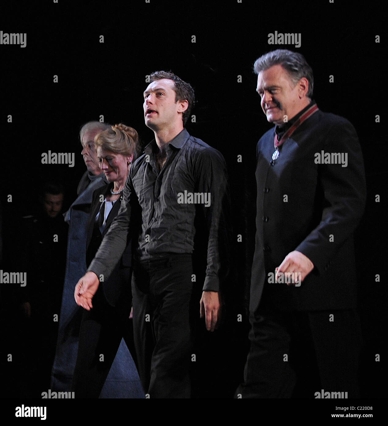 Jude Law The new Broadway production of 'Hamlet' held at the Broadhurst ...