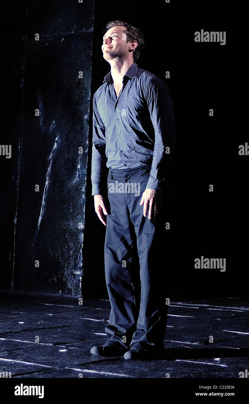 Jude Law The new Broadway production of 'Hamlet' held at the Broadhurst ...