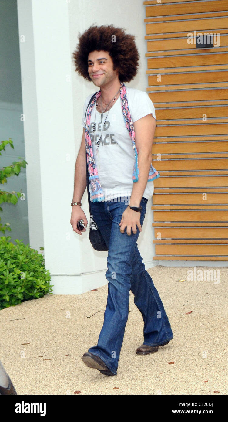 X Factor Finalist - Jamie Archer surrounded by fans at the X Factor ...