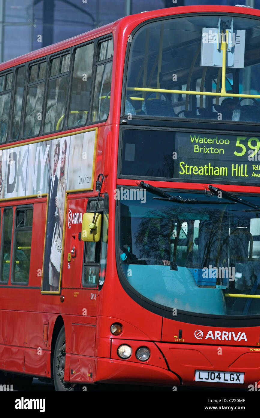 London bus side portrait hi-res stock photography and images - Alamy