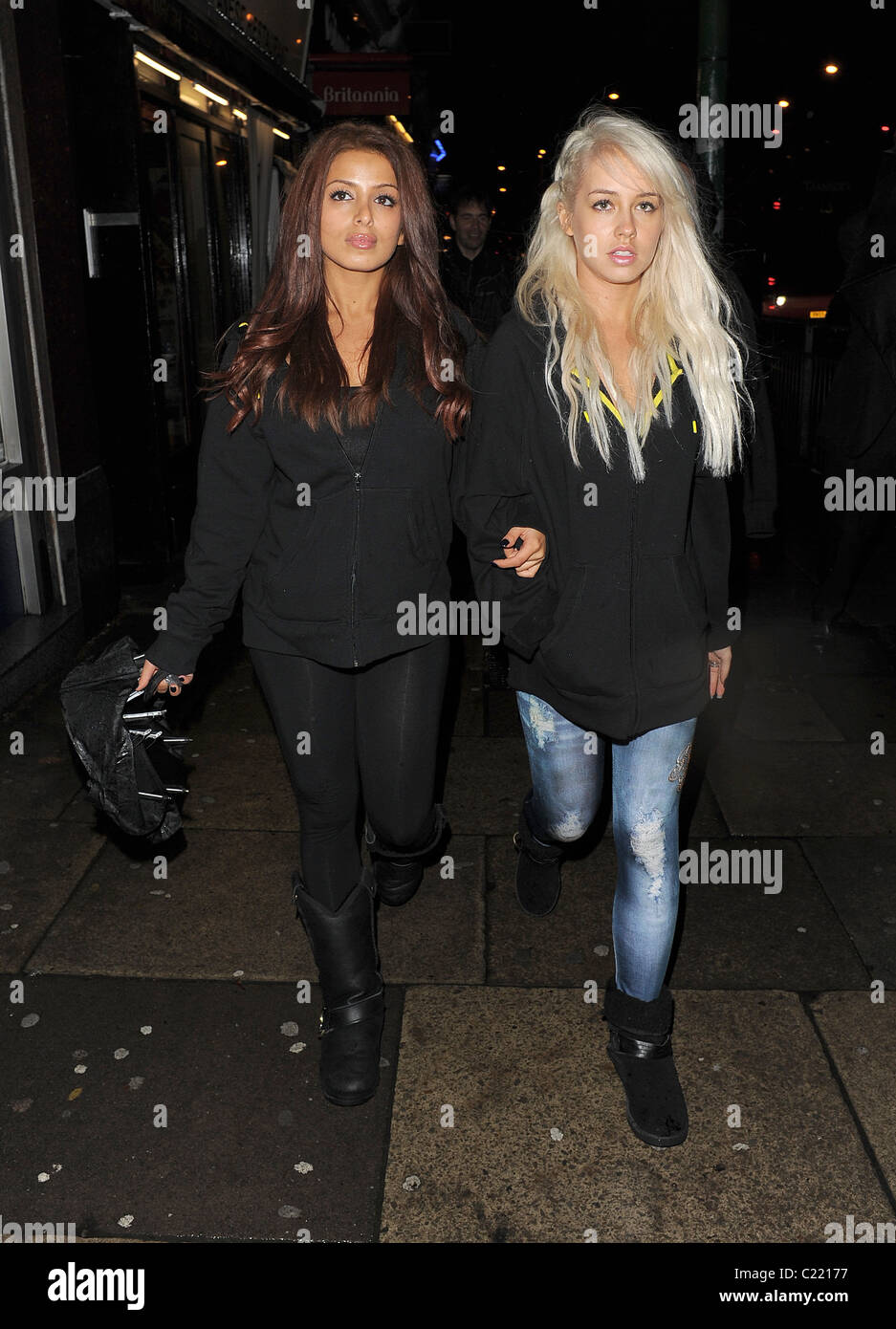 X Factor finalists Khatereh Dovani and Victoria Coco Lloyd from Kandy ...